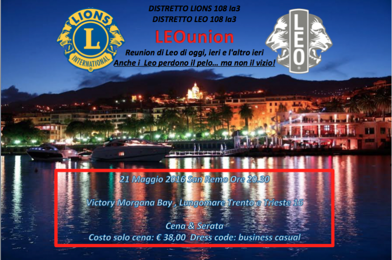 Congresso di sanremo - LEOunion - Distretto Lions 108Ia3